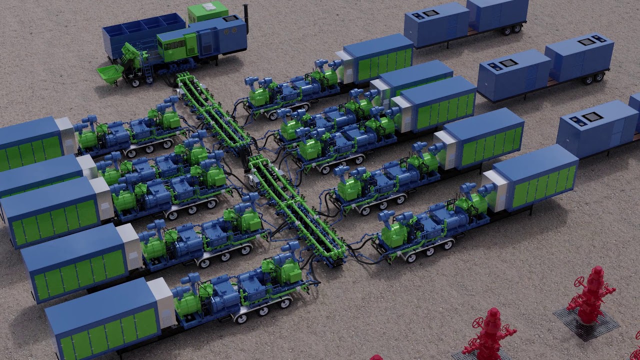 Electric Frac Site - YouTube