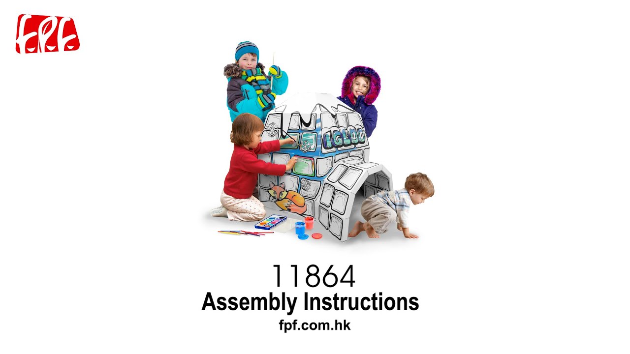 How to assemble an Igloo Playhouse #11864 - YouTube