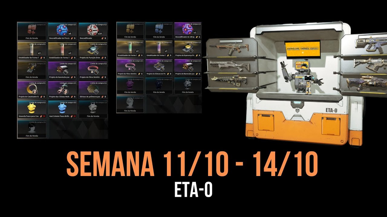 ETA-0: 11/10/2024 (4 a.m) - 14/10/2024 (4 a.m) - Cuidado para não ...