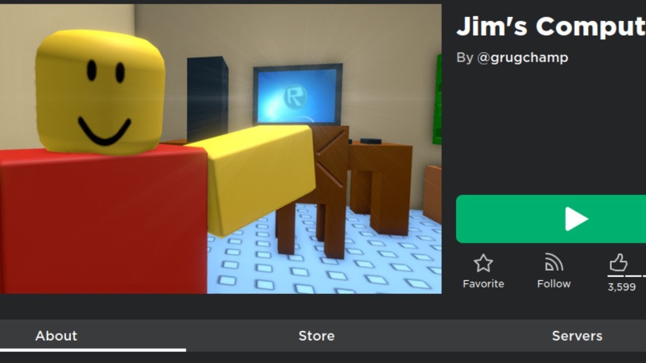 Minha gameplay no TERROR de Jim's Computer - YouTube