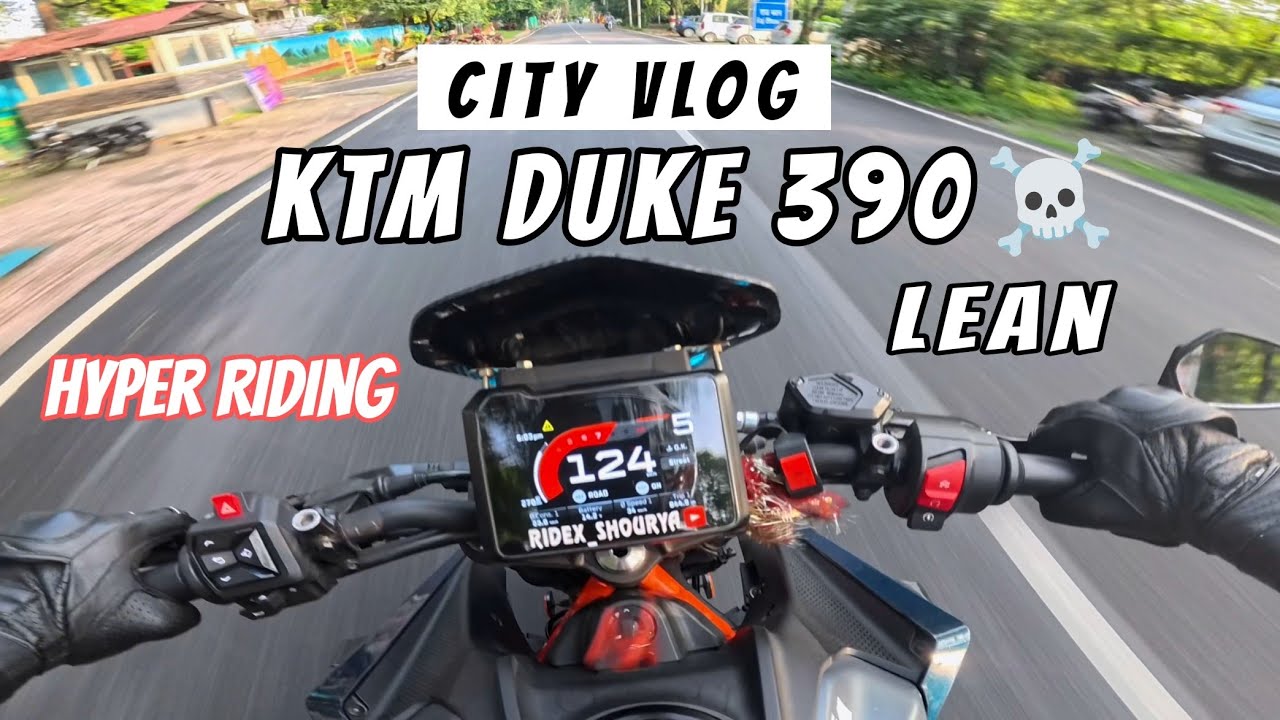 Hyper Riding on my DUKE 390 2024 🔥🚀 | Hyper Riding and Cornering ☠️😎 # ...