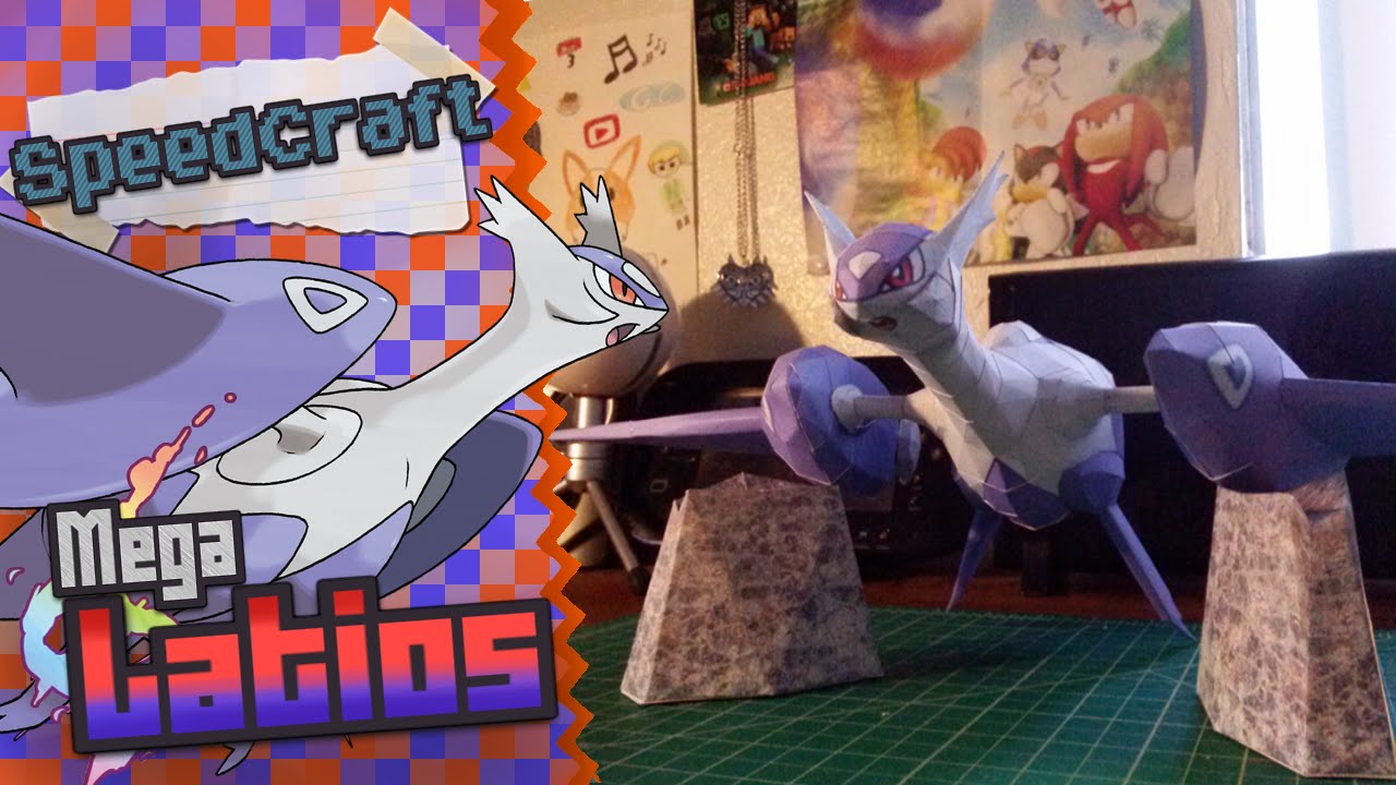 Pokemon Papercraft ~ Mega Latios ~ - YouTube
