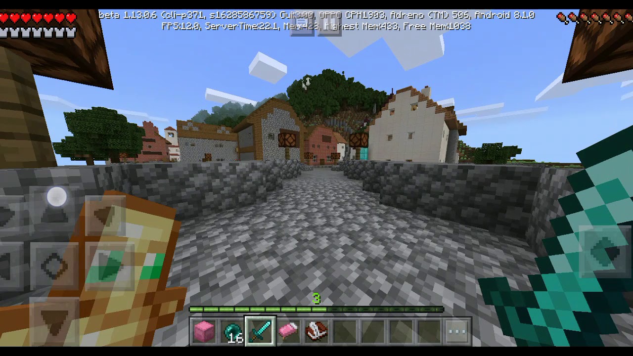 Minecraft "Town of Auradon" Part 1 - YouTube