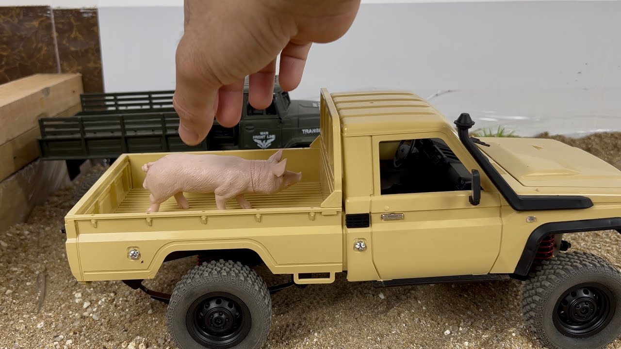 Off-Road Adventure: Toyota LC79, Jeep Cherokee, Land Rover 70, and ...