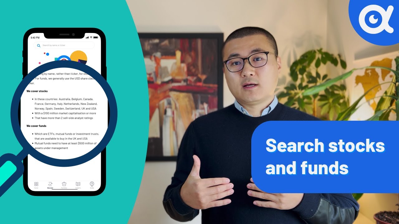 Tutorial #22 - Search stocks and funds | Investing app for beginners ...