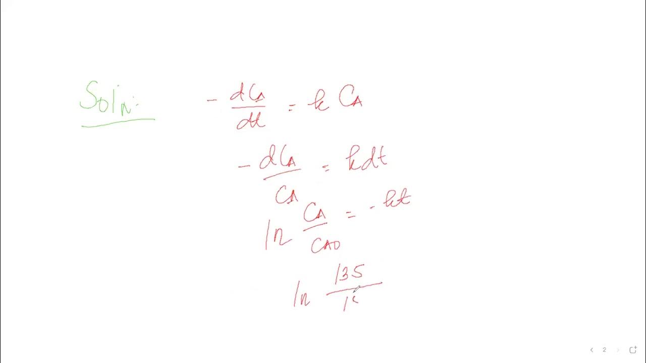 Module 3 Interpretation of Batch Reactor Data Part 6 - YouTube