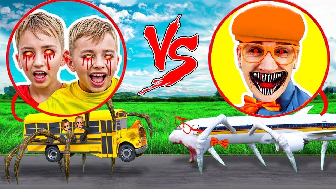 Blippi Vlad and Niki are turning into EVIL Blippi!! SCP SLIDE EATER is ...