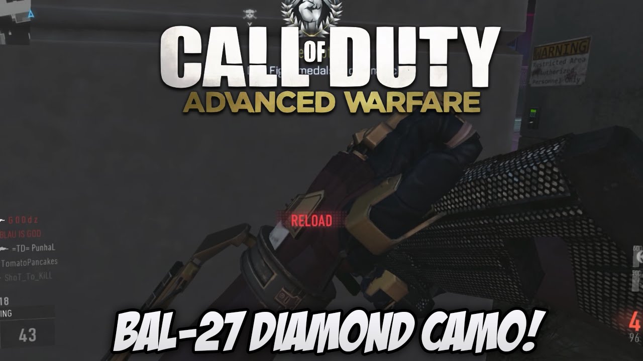 COD AW - "Bal-27 DIAMOND CAMO" Ao Vivo #4 (Call of Duty: Advanced ...