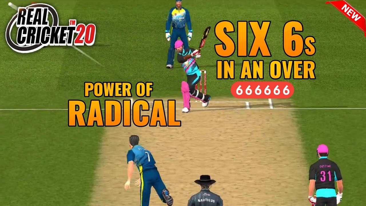 Six 6s in an Over || Real Cricket 20 Multiplayer Batting Tips || # ...