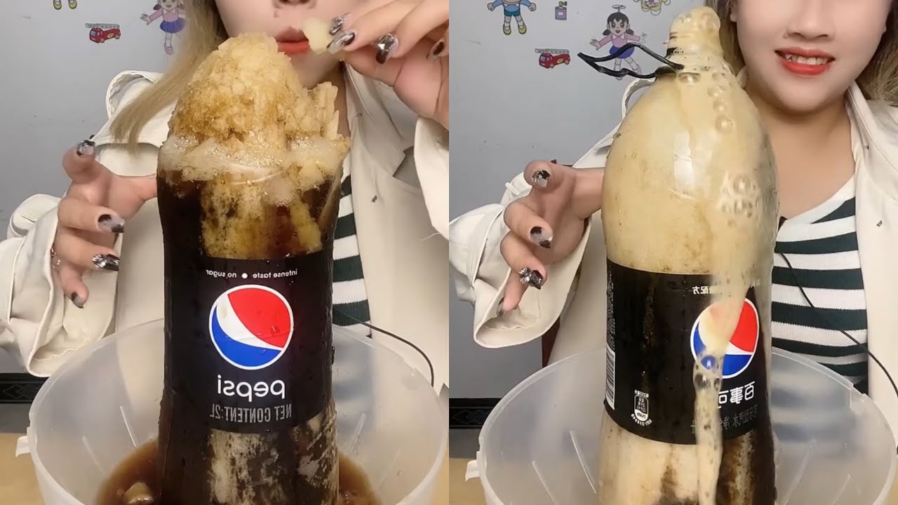 Eating ice🧊 COLA SLUSH ICE🤤😋 ️ - YouTube