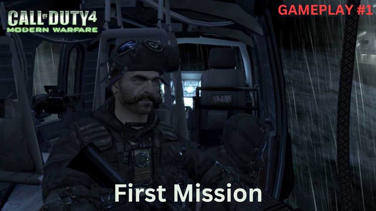 Call of Duty 4 Modern Warfare Gameplay #1 First Mission - YouTube
