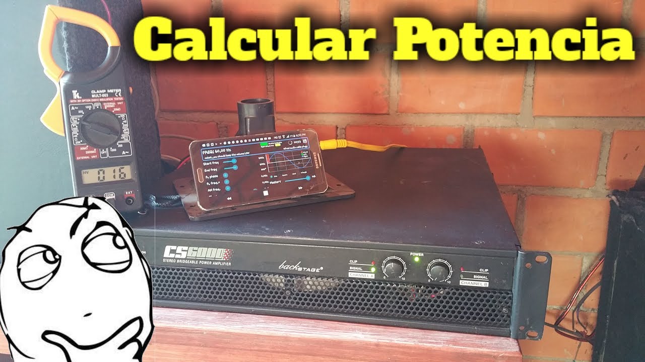 ¿Cómo sacar la potencia RMS REAL de CUALQUIER amplificador? - YouTube