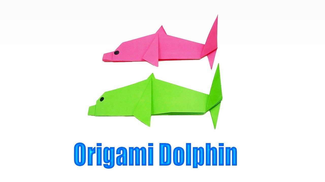 Origami Dolphin For Kids - How To Make a Origami Dolphin Step By Step ...