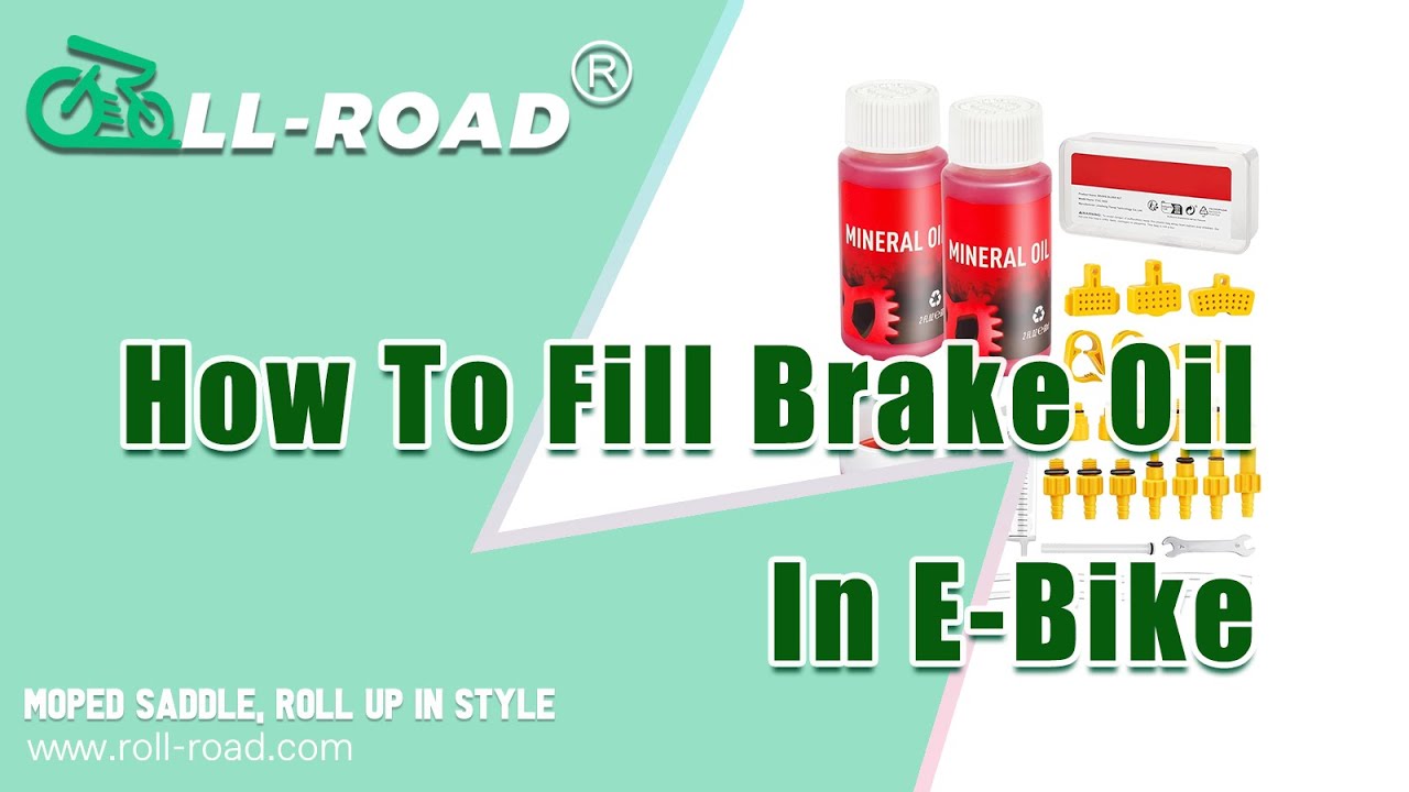 Mineral oil bleeding-Roll Road Emma 3.0 Ebike - YouTube