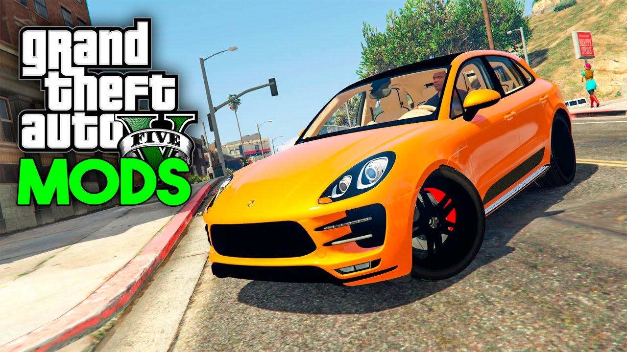 GTA V MOD - Porsche Macan Turbo - YouTube