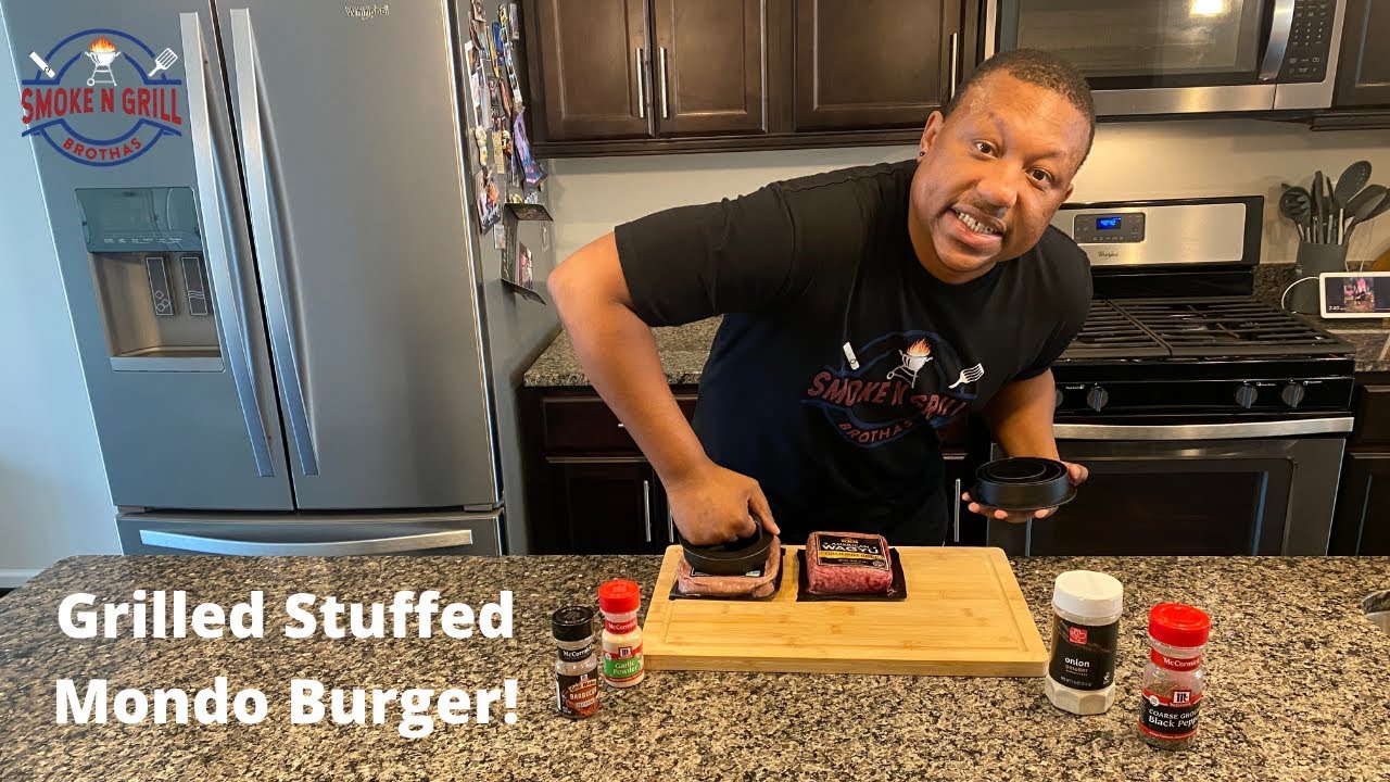Ep. 12 Promo - GRILLED STUFFED MONDO BURGER! - YouTube