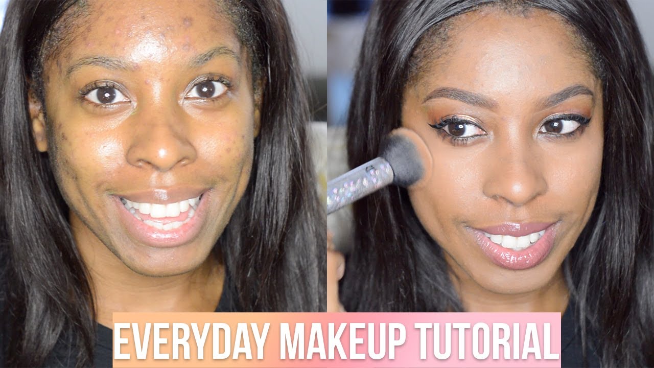 Everyday Makeup Tutorial For Dark Skin How To Wear Makeup For School