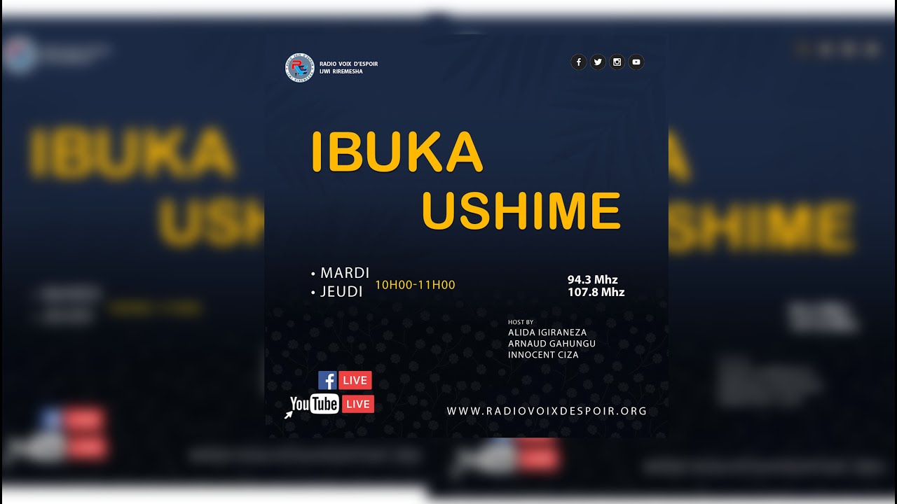 Ikiganiro : IBUKA USHIME - YouTube