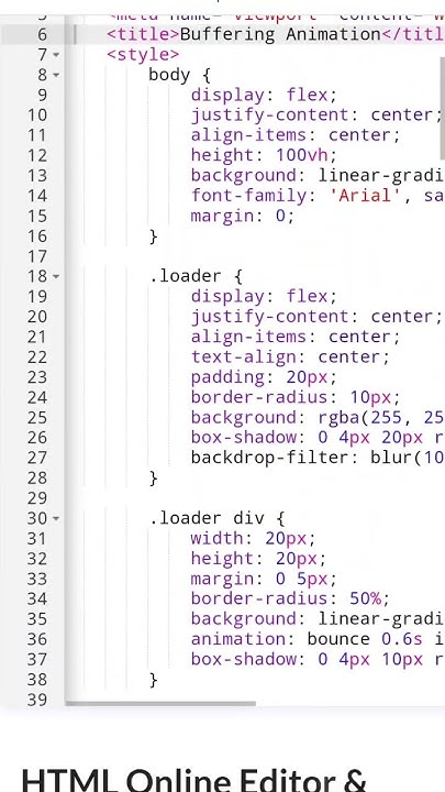 Buffering.#shortsfeed #learnhtml5andcss3 #shorts #short #trending #viralvideo #html #css - YouTube