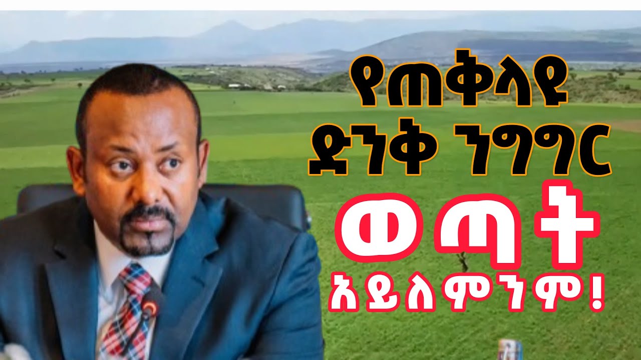 የጠቅላዩ ድንቅ ንግግር ፡ ወጣት አይለምንም ፣ ሰርቶ ይበላል እንጂ! - YouTube