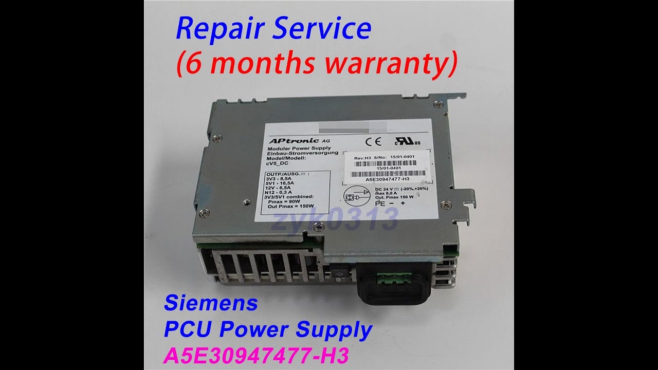 Siemens Aptronic A5E30947477-H3 SIMATIC Power Supply Repair by KK ...