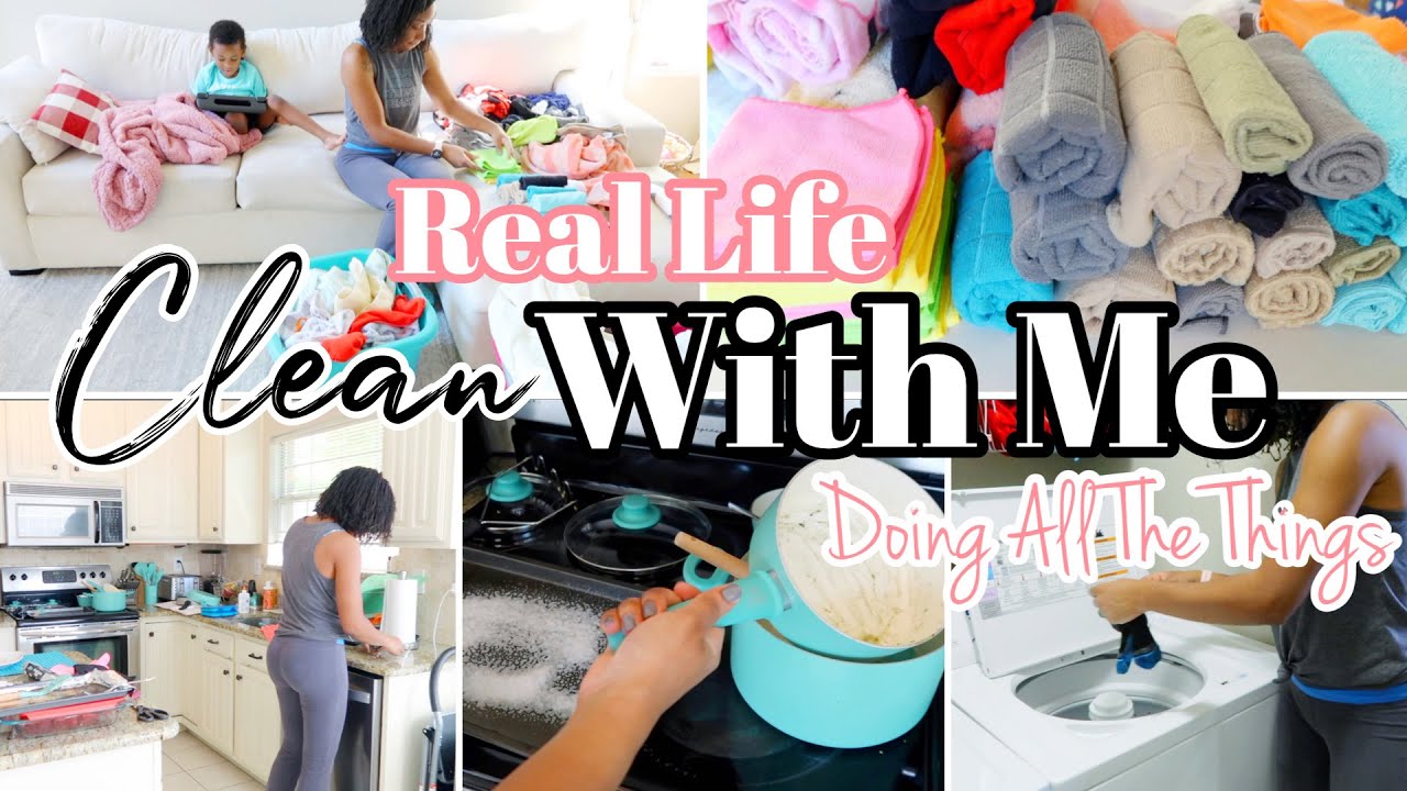 REAL LIFE CLEAN WITH ME | REAL MESSY HOUSE | Let's Clean Together - YouTube