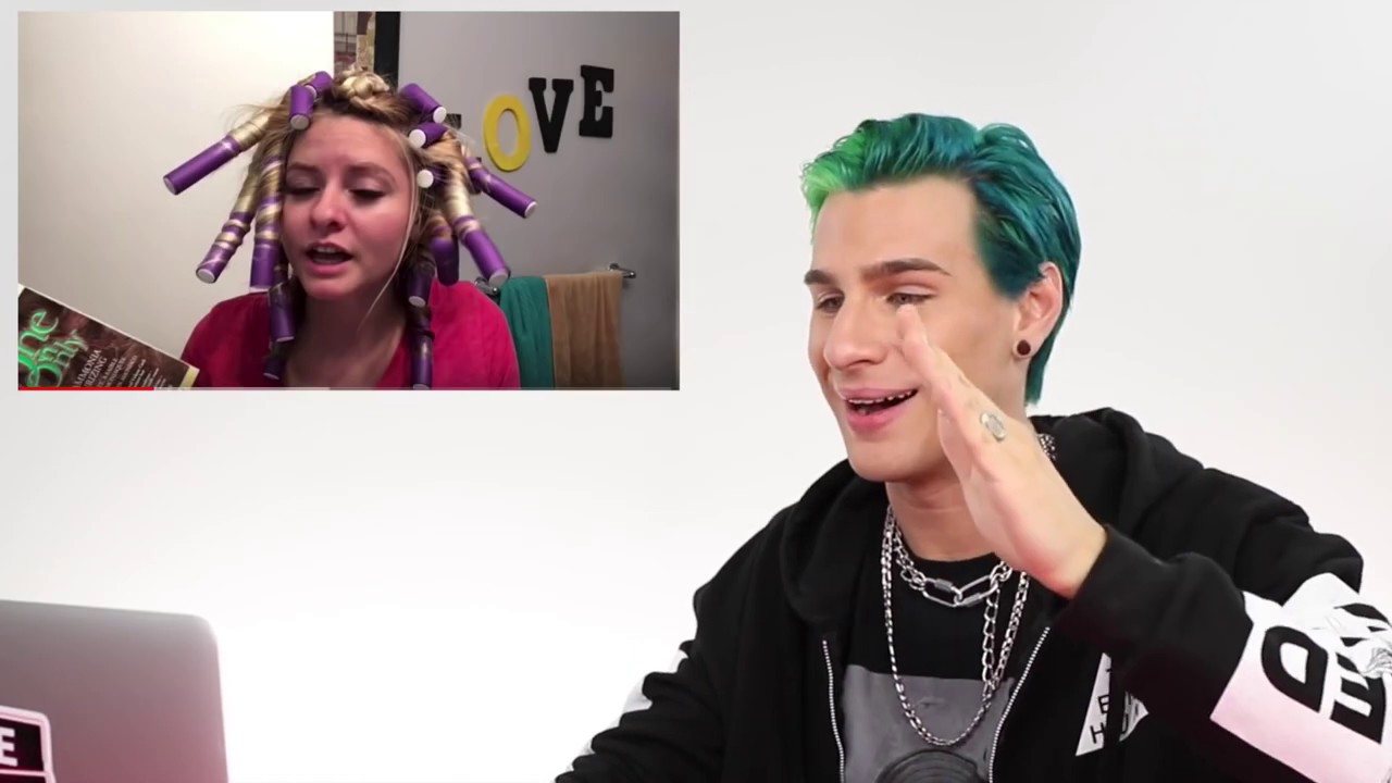 HAIRDRESSER REACTS TO AT HOME PERM FAILS! - YouTube