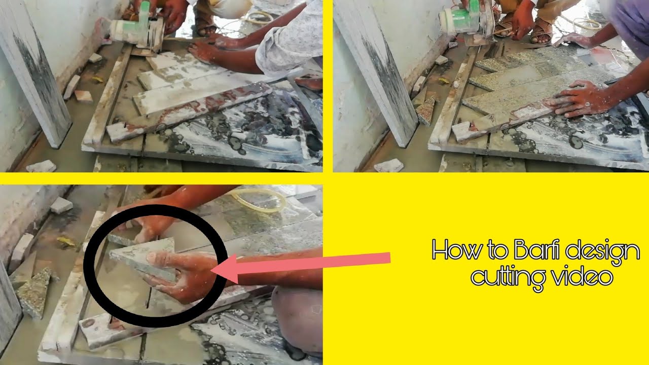 How to Barfi design apo cutting video - YouTube