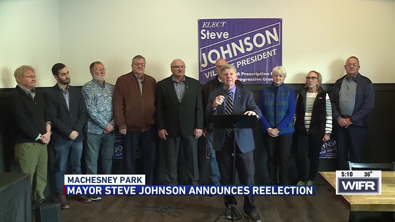 Machesney Park Mayor Steve Johnson kicks off reelection campaign - YouTube