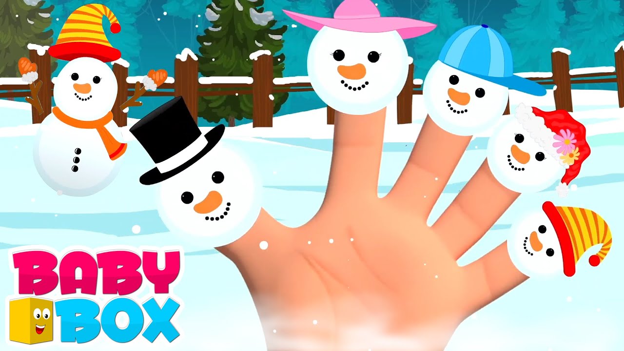 Snowman Finger Family | Christmas Songs For Kids | Xmas Song with Baby ...