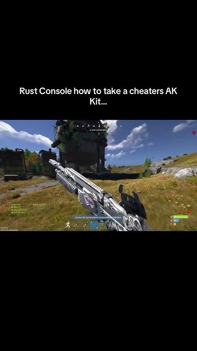 Rust Console how to take a cheaters AK kit…#shorts #rust #rustconsole - YouTube