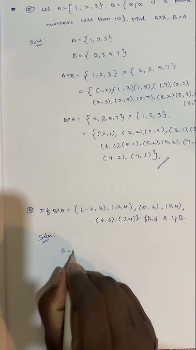 Exercise 1.1 | sum 3 | TN New Syllabus |Class 10 | Chapter 1 | Relation and Functions | - YouTube