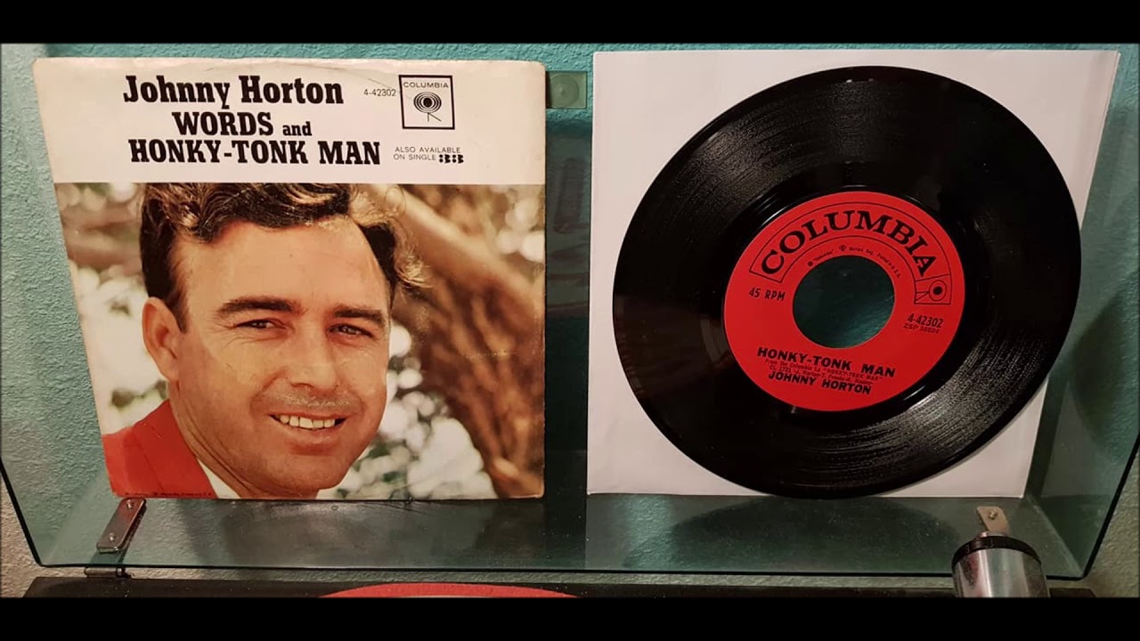 Johnny Horton - Honky-Tonk Man - 1961 Rockabilly - Columbia 4-42302 ...