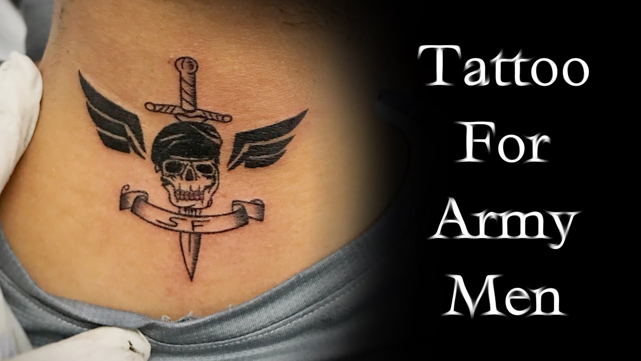 Army tattoo | back tattoo for men | sagart gallery | best tattoo artist ...
