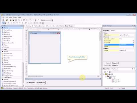 Visual xHarbour - 3.4 - ListView - YouTube