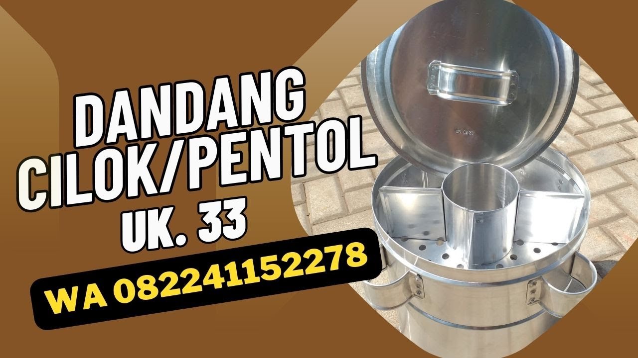 DANDANG CILOK/PENTOL PLAT ALUMINIUM DIJAMIN AWET #dandang #cilok #usaha ...
