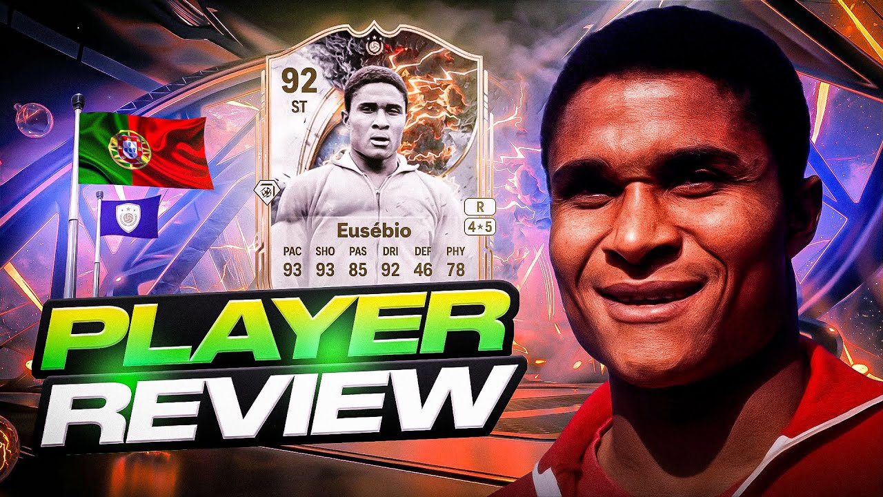 92 THUNDERSTRUCK ICON EUSÉBIO PLAYER REVIEW - EA FC 26 ULTIMATE TEAM ...