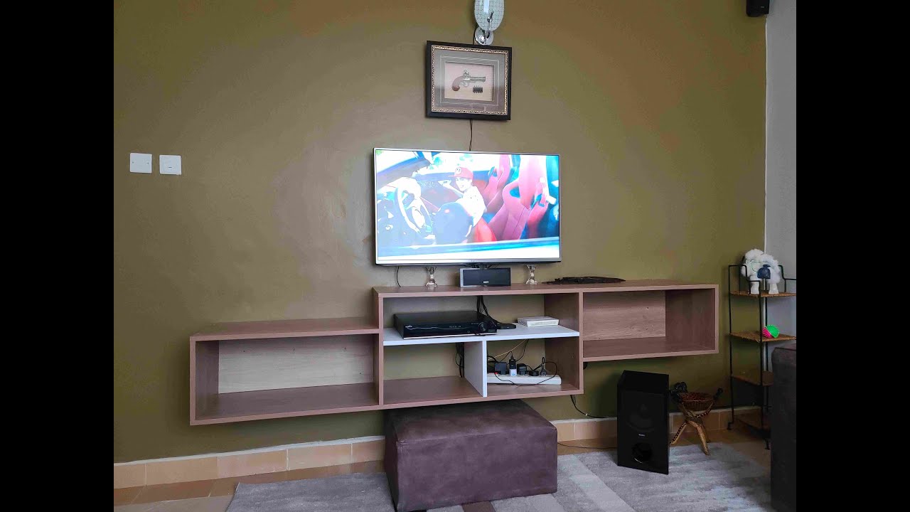 Making a Self Designed TV Stand - YouTube