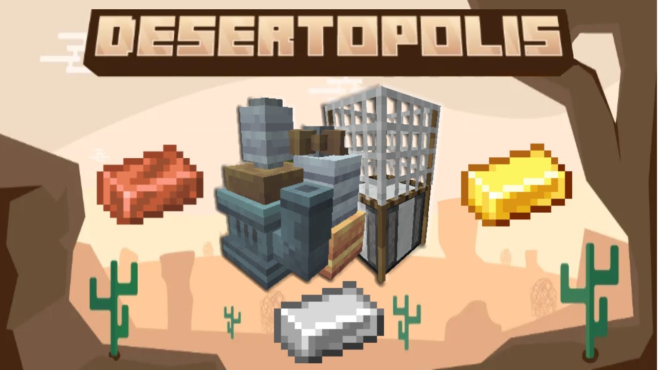 Minecraft Desertopolis | From Copper To Gold Part 1 - YouTube