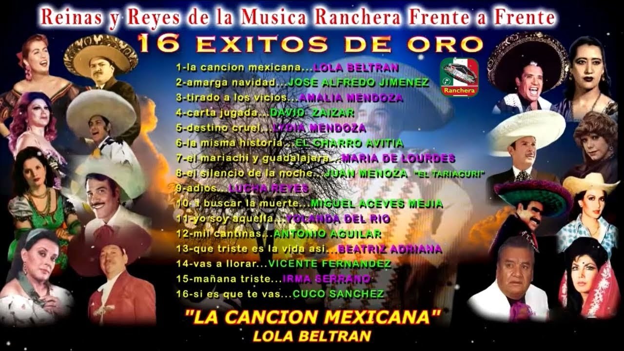 MUSICA MEXICANA | Sus Mejores Rancheras Mexicanas - YouTube