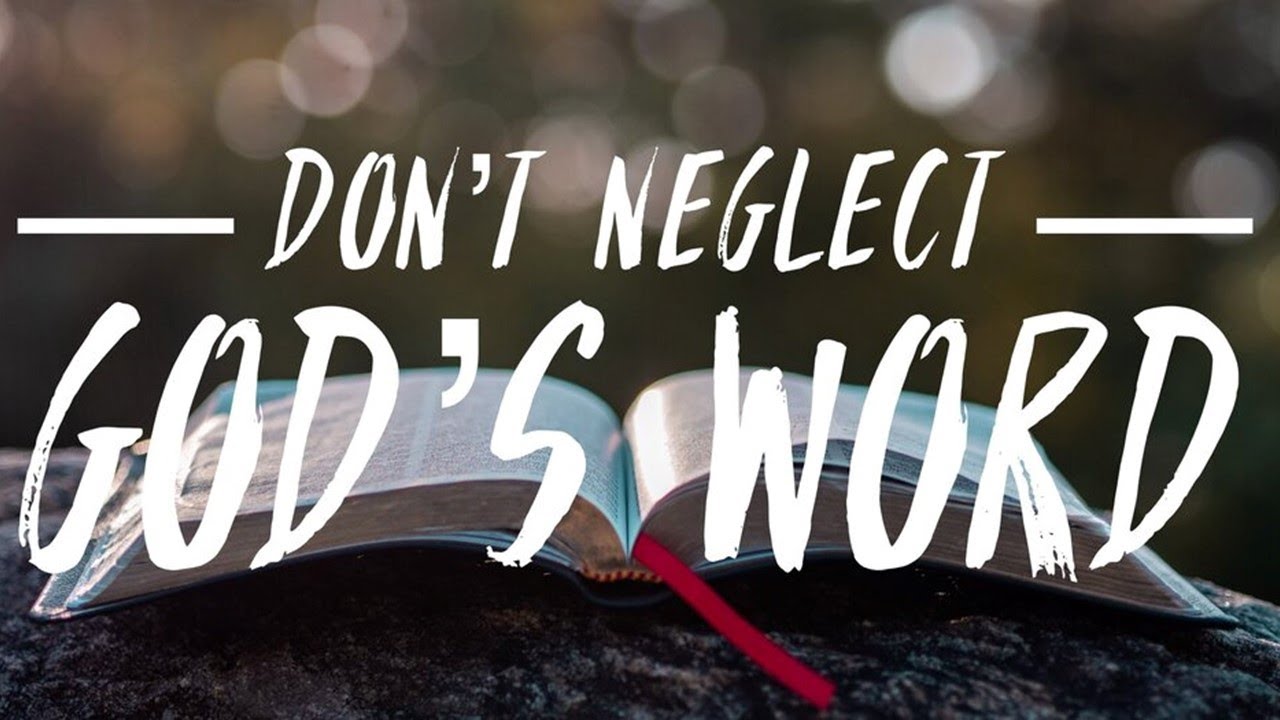 Don't Neglect God's Word: Video Devotional By Judy Mandl - YouTube