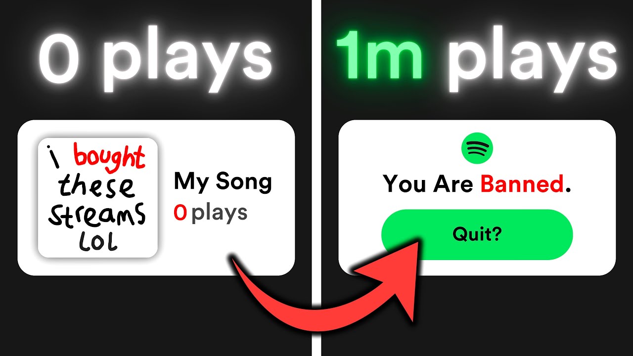 Buying Fake Spotify Streams Until I Get Banned - YouTube