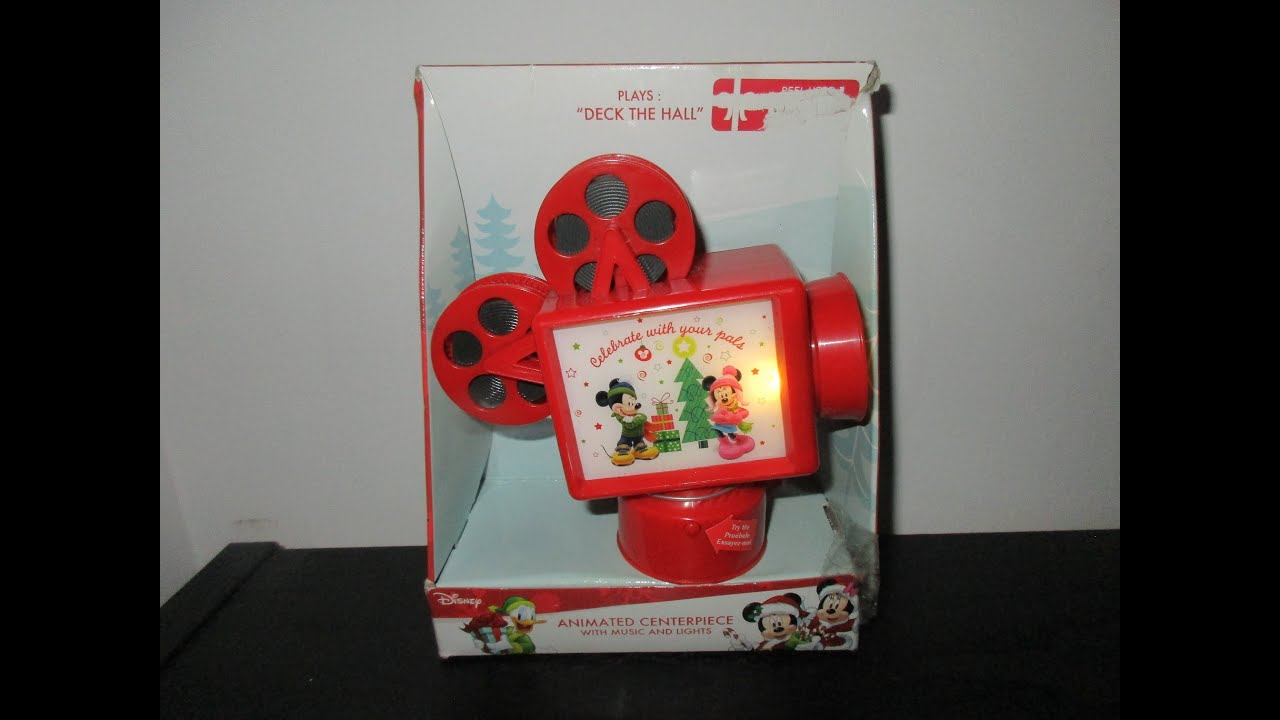Disney Animated Centerpiece Music Lights Mickey & Minnie Movie ...