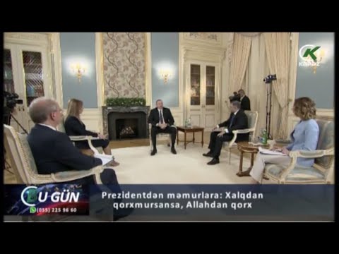 Prezidentdən məmurlara: Xalqdan qorxmursansa, Allahdan qorx