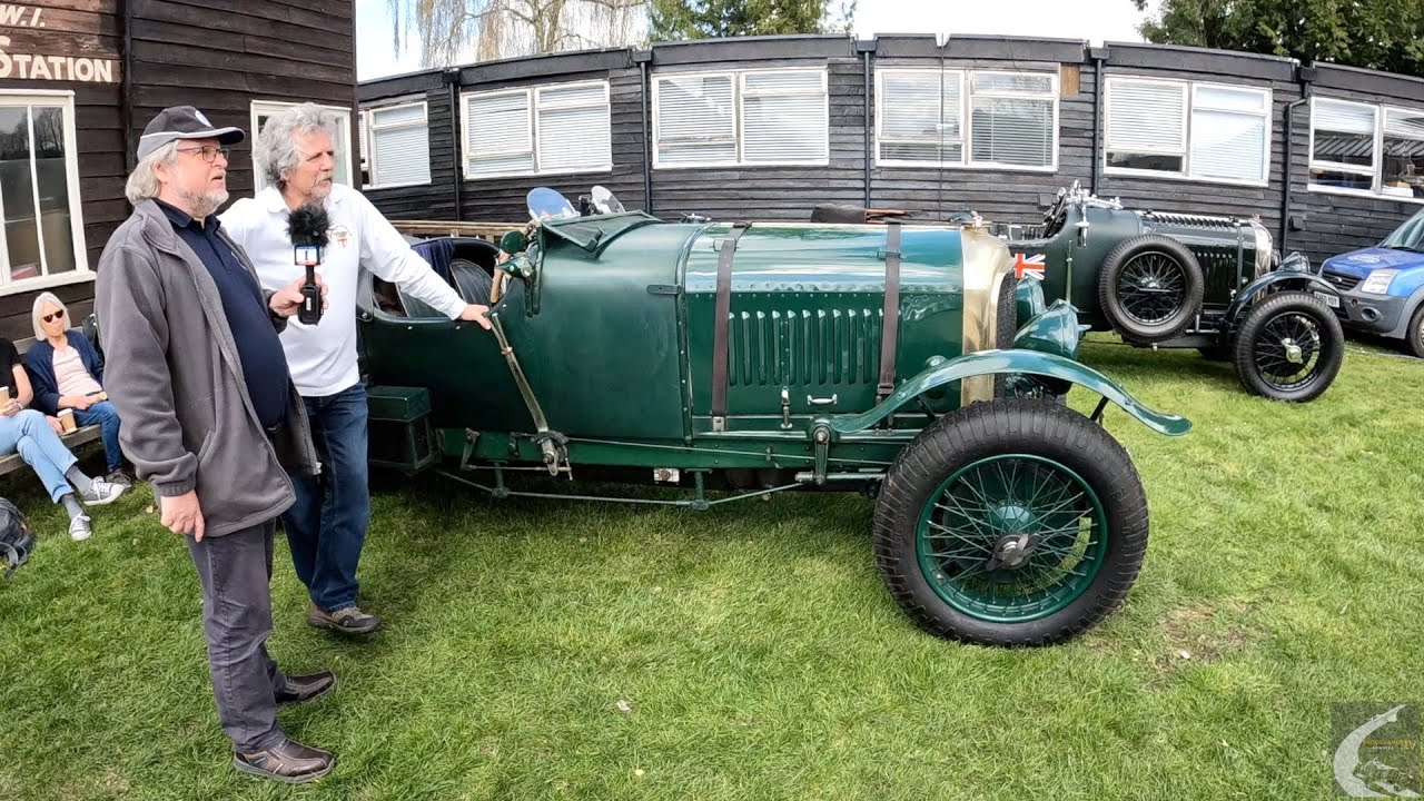 Brooklands Easter Classic Gathering 2023. 1929 Bentley 4½ litre - YouTube