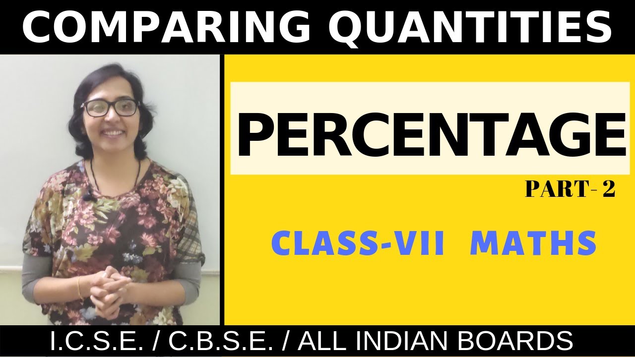 Percentage Sums ll Increase And Decrease Percentage ll Maths - YouTube