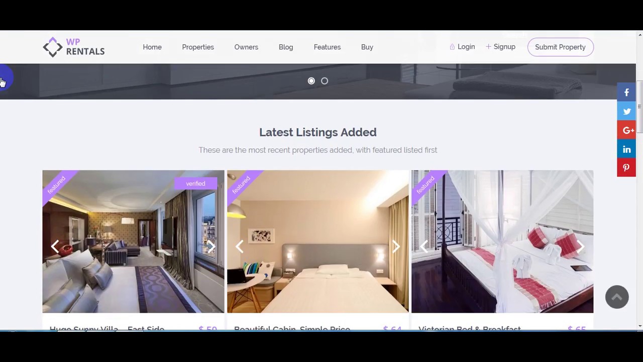 WP Rentals – Booking Accommodation WordPress Theme - YouTube