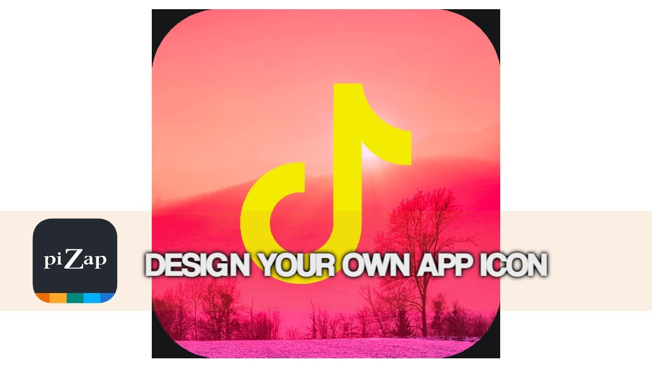Pizap Design your own App Icon - YouTube