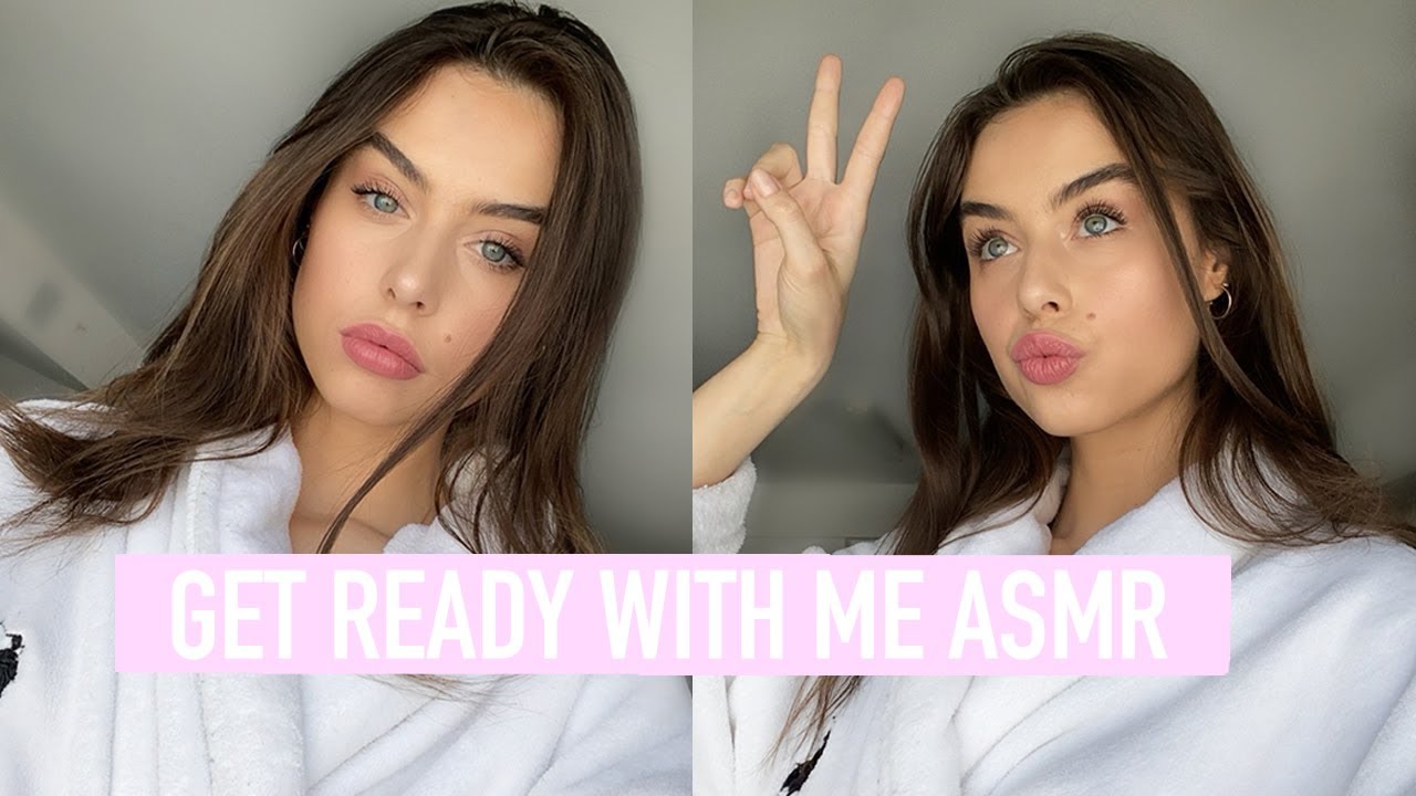 My First ASMR Get Ready With Me / KOSAS MAKE UP REVIEW - YouTube