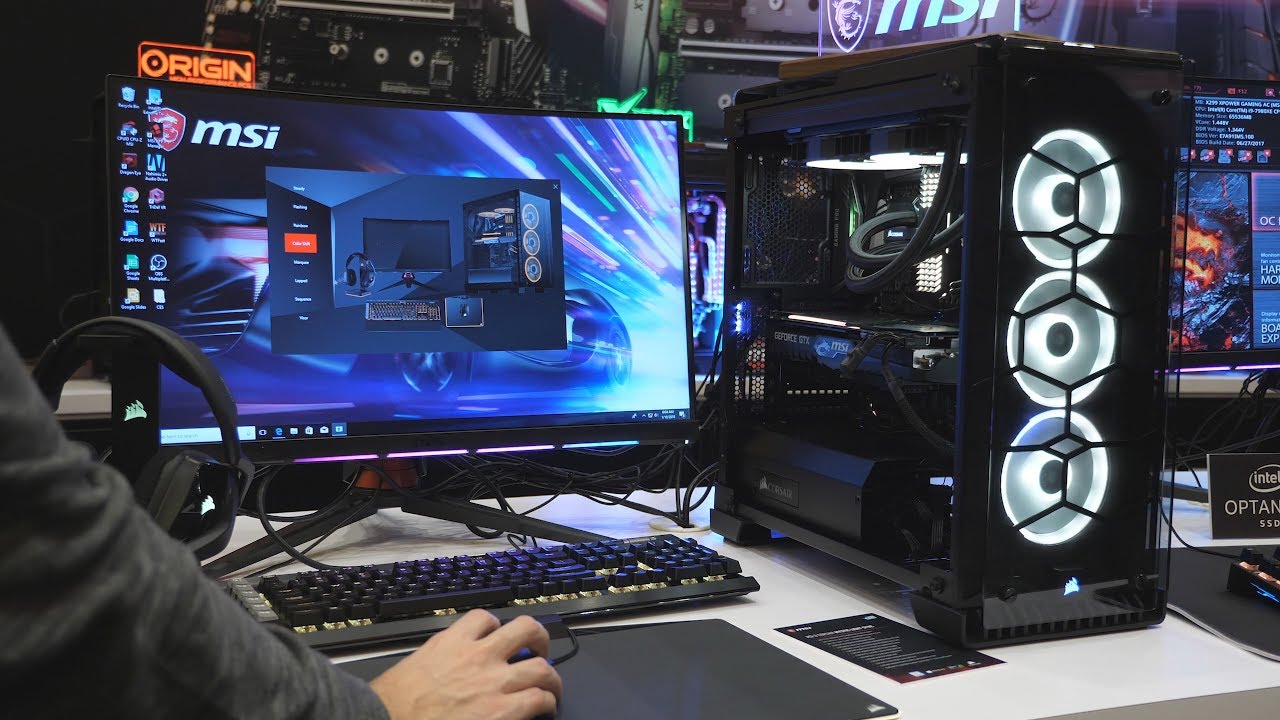 MSI Booth at CES 2018! - YouTube